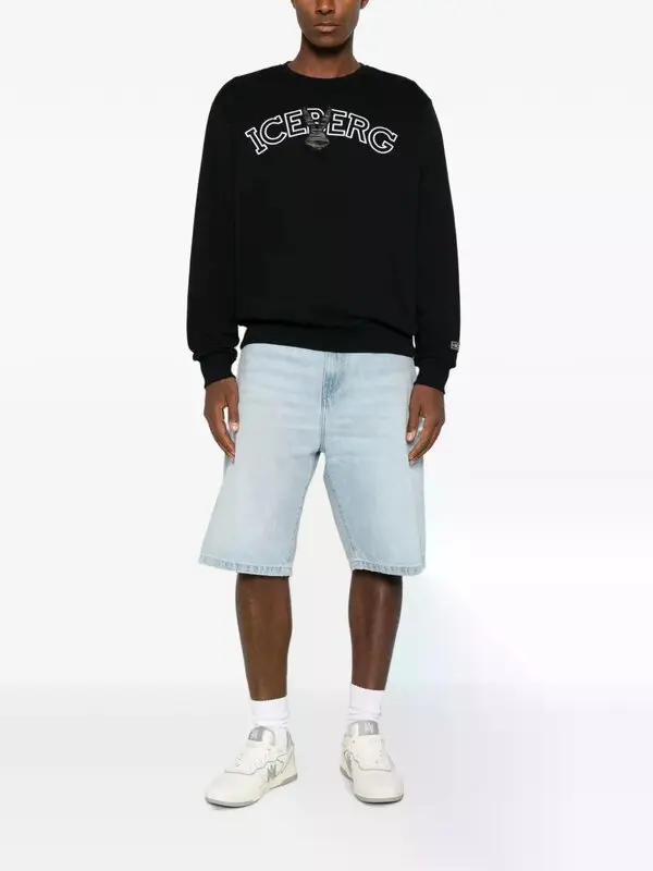 Iceberg Embroidered Logo Crewneck Sweatshirt