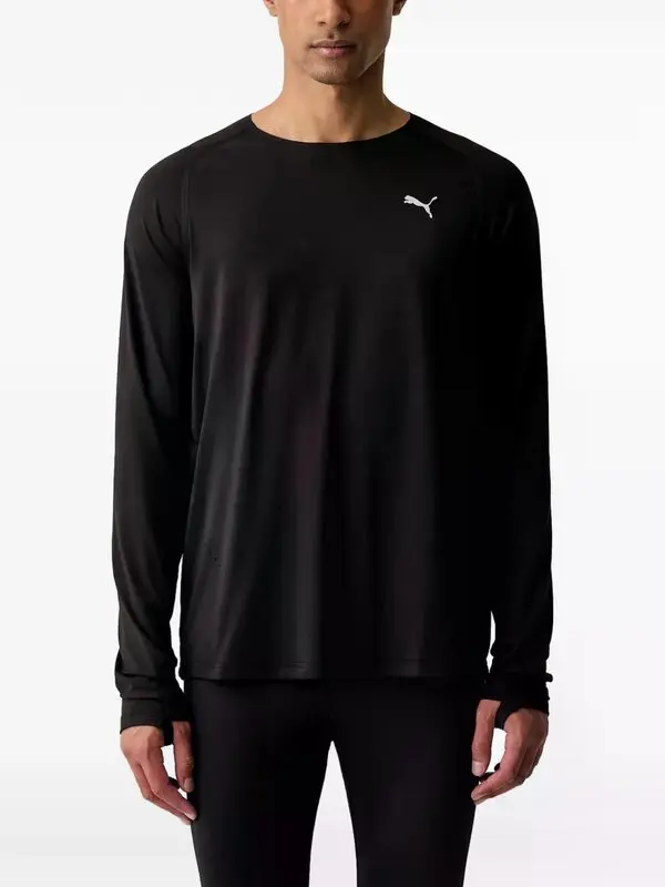 PUMA Cloudspun Ultra Soft Long-sleeve T-shirt - Black