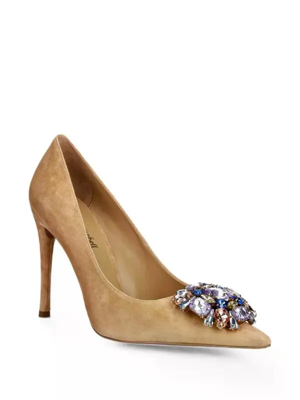 Jeffrey Campbell Maritsa Crystal-embellished Pointed-toe Pumps