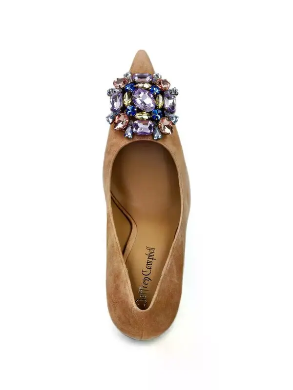 Jeffrey Campbell Maritsa Crystal-embellished Pointed-toe Pumps