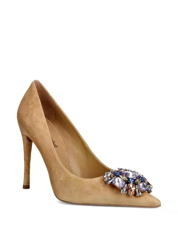 Jeffrey Campbell Maritsa Crystal-embellished Pointed-toe Pumps