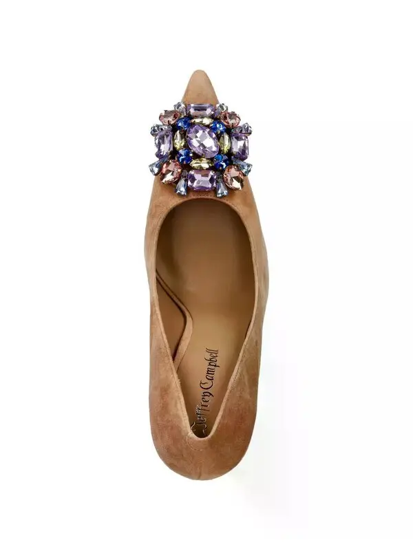 Jeffrey Campbell Maritsa Crystal-embellished Pointed-toe Pumps