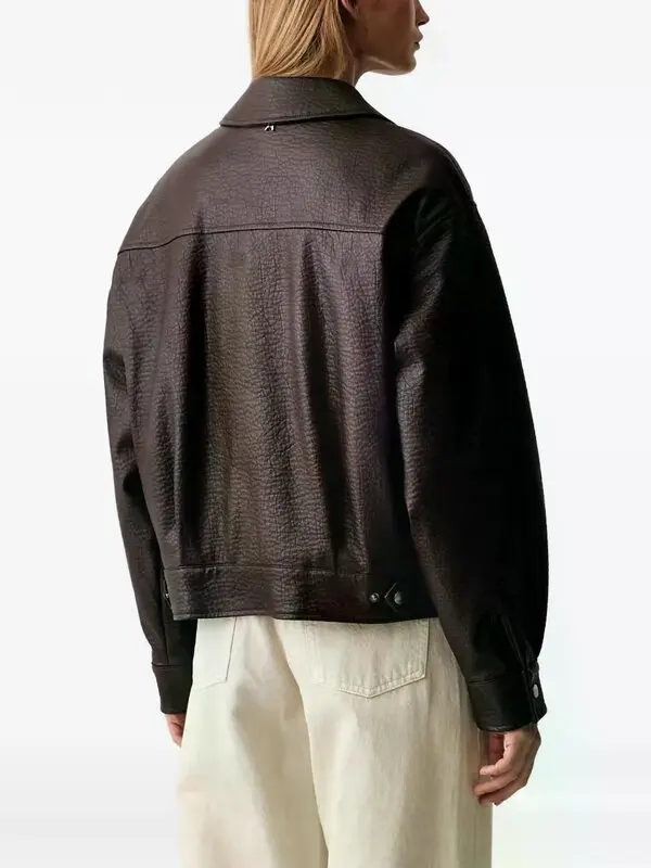 TWINSET Textured Press-stud Jacket