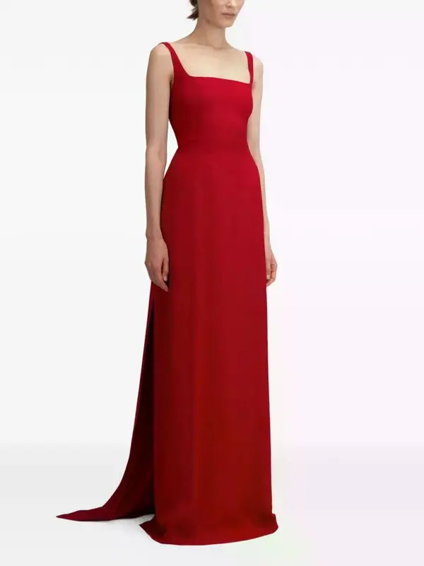 THE ARKOW Wanda Crepe Maxi Dress