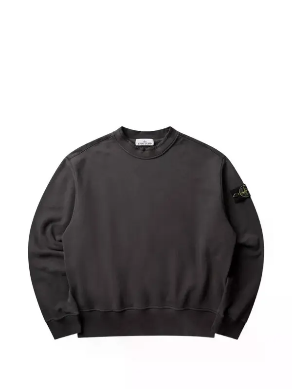 Stone Island 6100022 Brushed Organic Cotton Fleece Sweatshirt - Grey