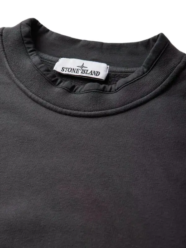 Stone Island 6100022 Brushed Organic Cotton Fleece Sweatshirt