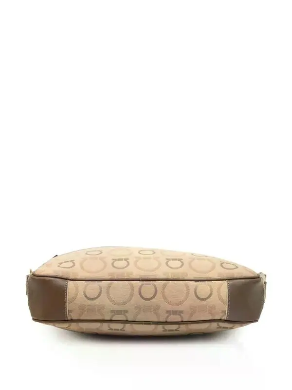 FERRAGAMO 2010-2026 Gancini Canvas Shoulder Bag