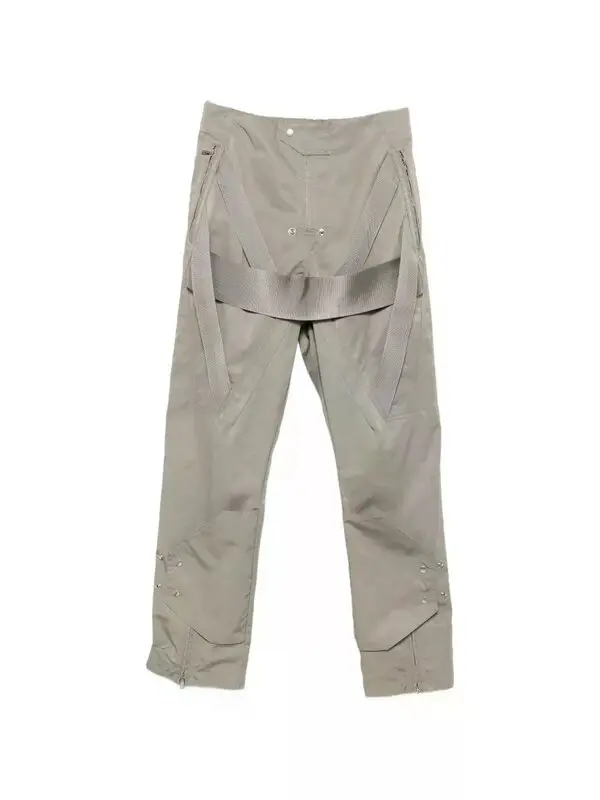 Rick Owens Webbing-strap Zipped-cuff Trousers - Grey