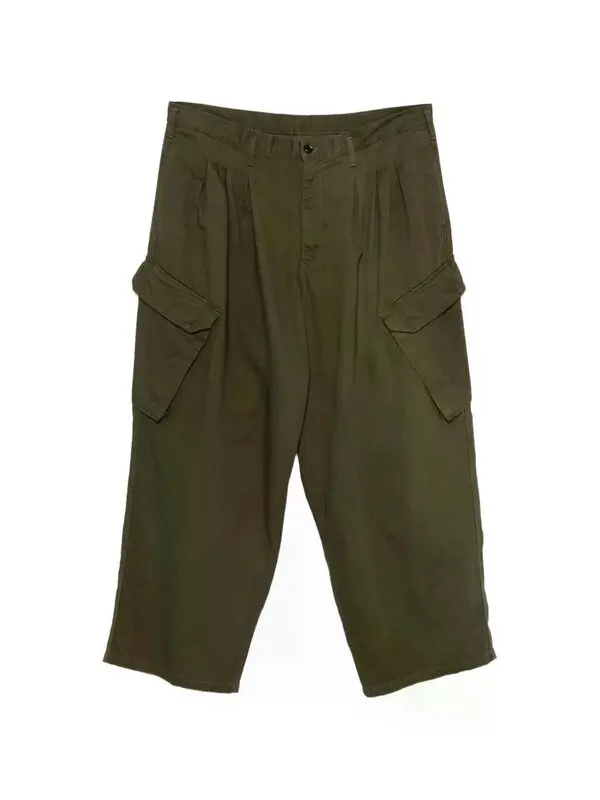 Yohji Yamamoto Pleated Paperbag Cargo Pants