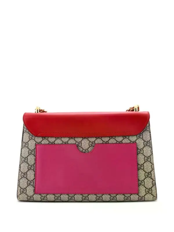 Gucci Padlock Gg Coated Canvas And Leather Medium Shoulder Bag