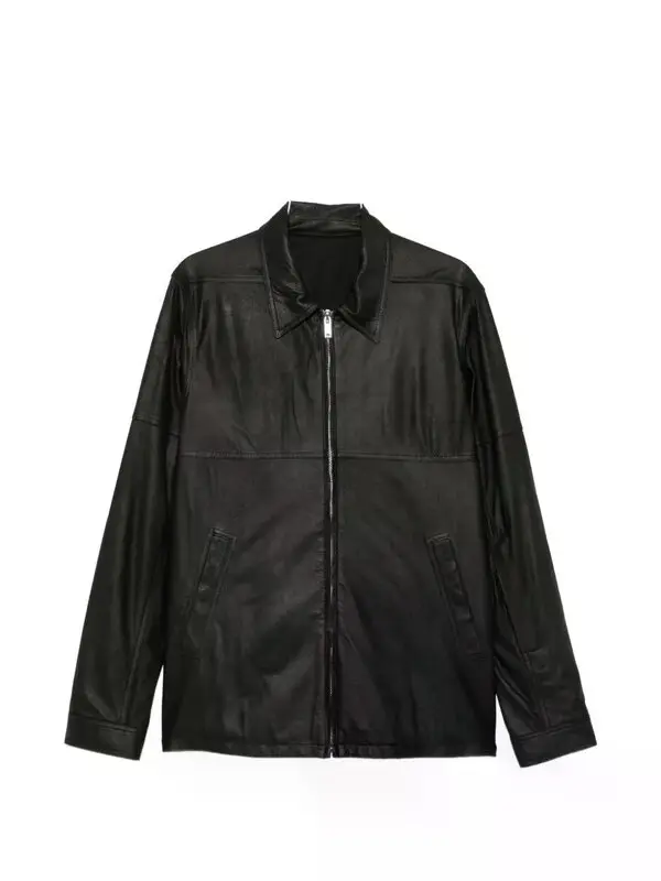 Rick Owens Leather Zip-up Jacket