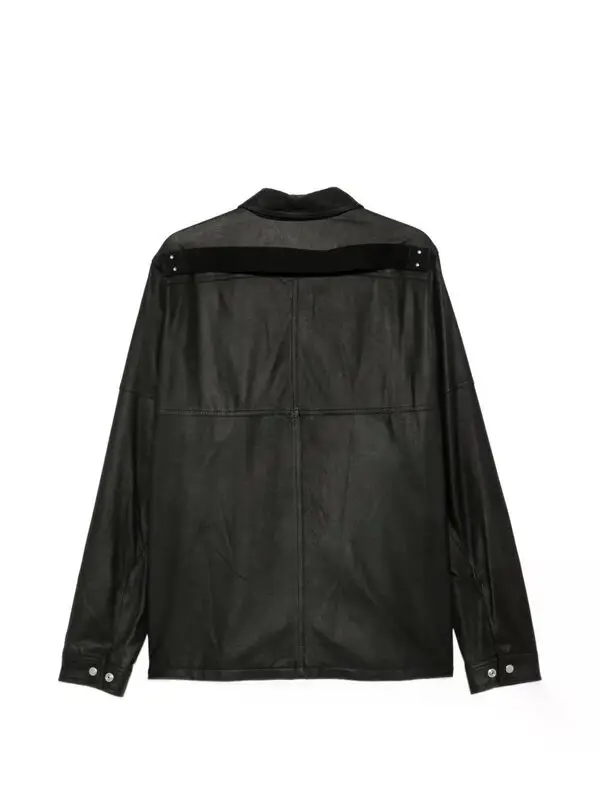 Rick Owens Leather Zip-up Jacket