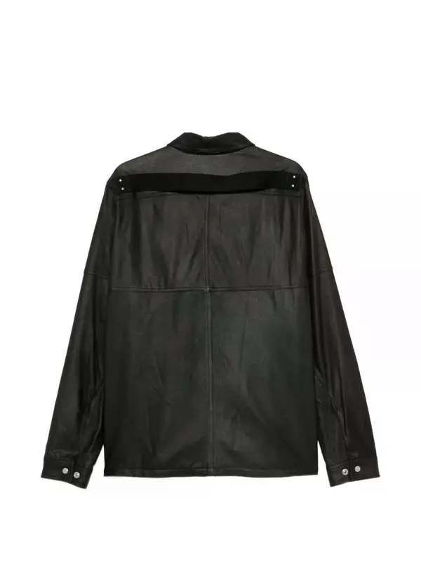 Rick Owens Leather Zip-up Jacket