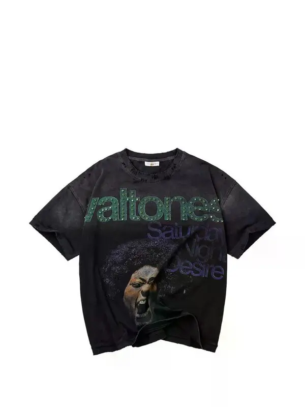 VALE FOREVER Embellished Graphic-print T-shirt