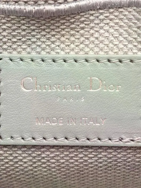 Dior 2020-2026 Canvas Cannage Diortravel Case Vanity Bag - Grey