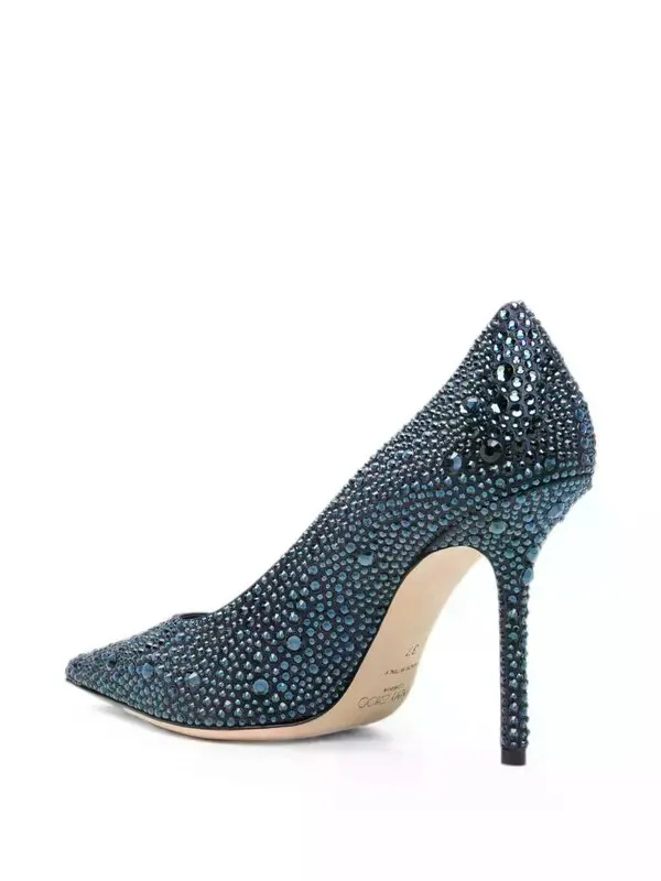 JIMMY CHOO Embellished Stiletto Pumps - Blue