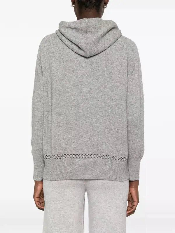 ERMANNO FIRENZE Embroidered Zip-up Hoodie