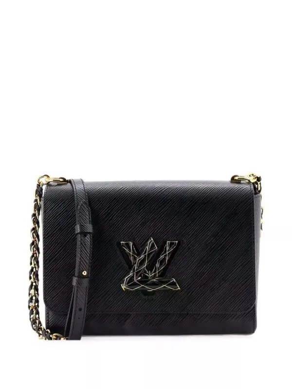 LOUIS VUITTON Twist Handbag Epi Leather With Quilted Hardware Mm Shoulder Bag - Black