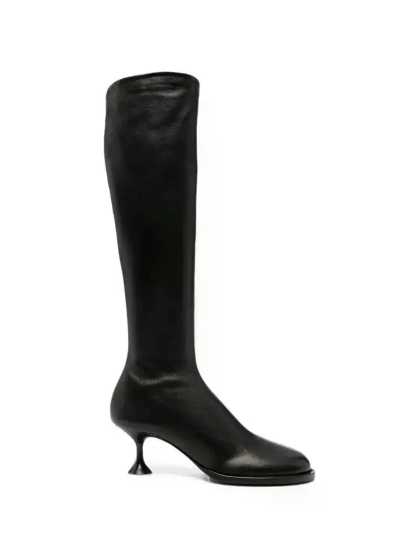 SERGIO ROSSI Round-toe Knee-high Boots