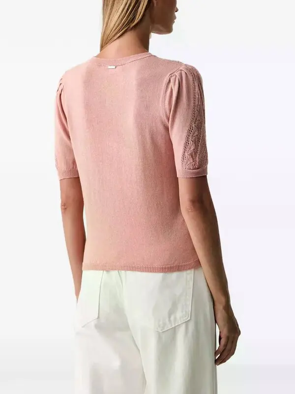 TWINSET Wool-blend Punched-knit Jumper