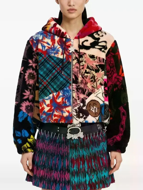CHOPOVA LOWENA Patchwork Oversized Hoodie
