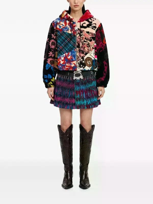 CHOPOVA LOWENA Patchwork Oversized Hoodie