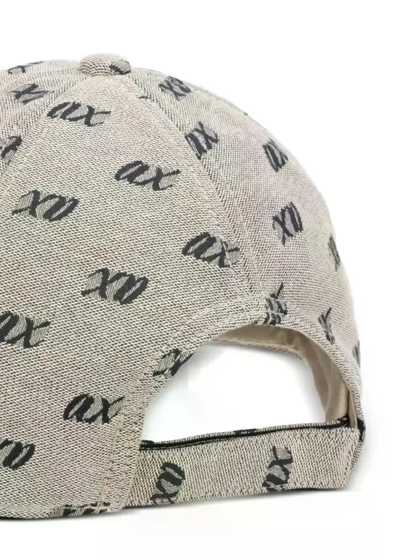 Armani Exchange Logo Pattern Baseball Cap