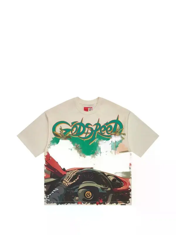 GODSPEED Powersteering Graphic-print T-shirt