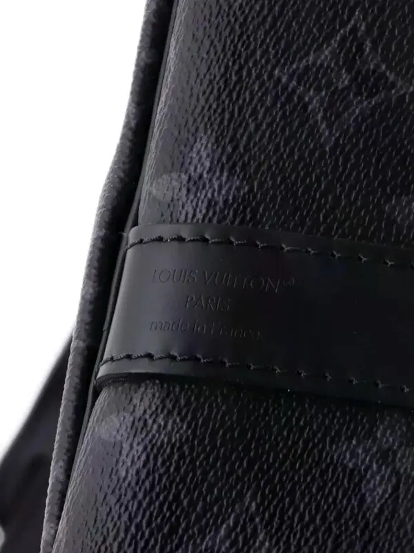 LOUIS VUITTON Keepall Bandouliere Bag Monogram Eclipse Canvas 55 Travel Bag