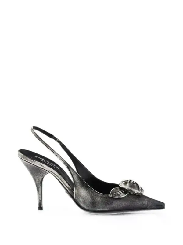 Prada Leather Slingback Pumps