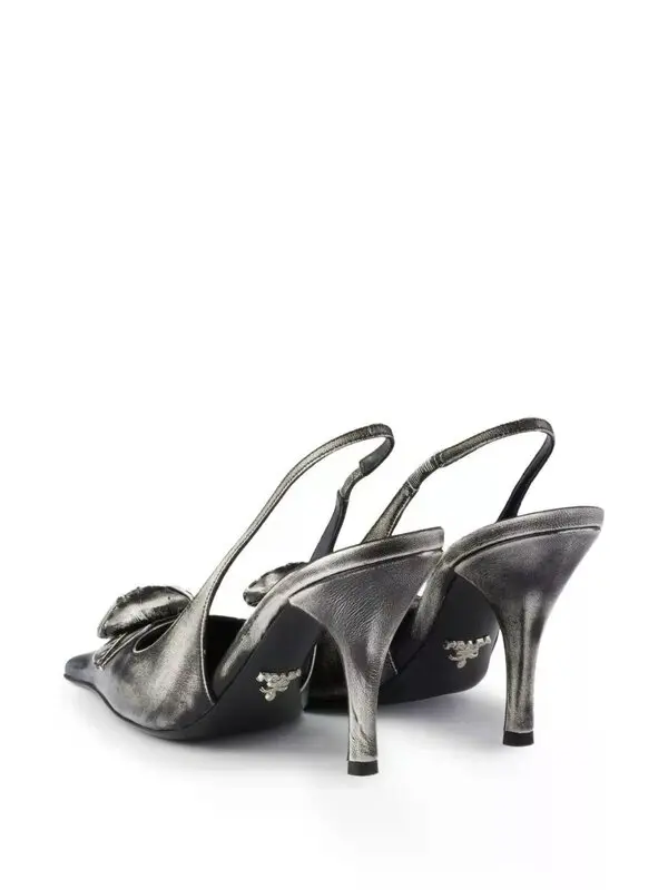Prada Leather Slingback Pumps