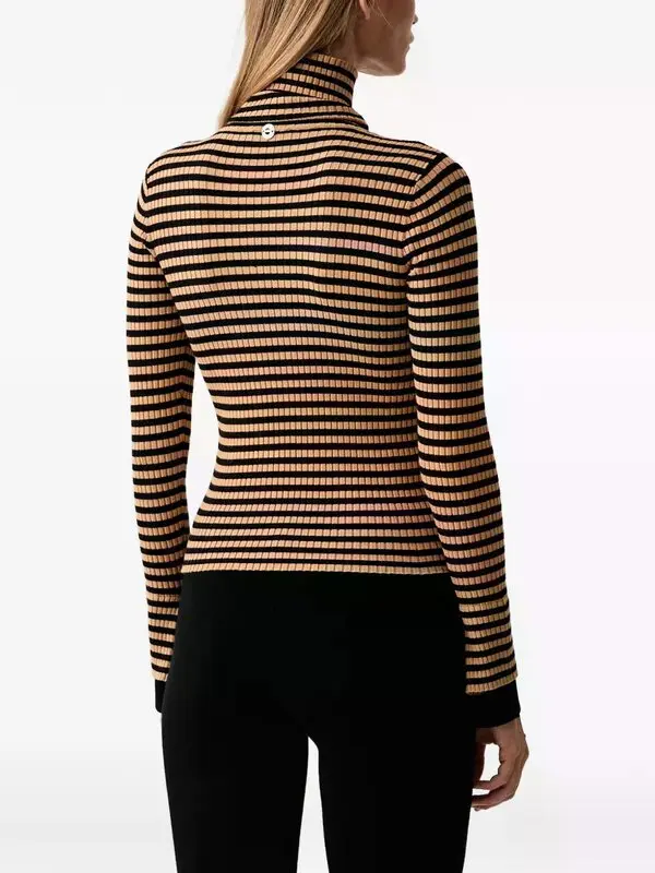TWINSET Striped Rib-knit Sweater