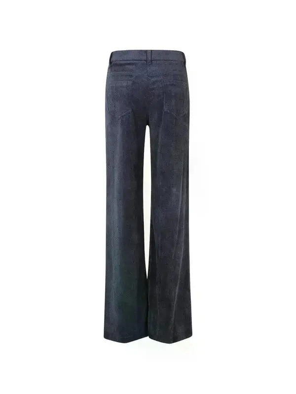 ERMANNO FIRENZE Glitter-detail Corduroy Flared Trousers