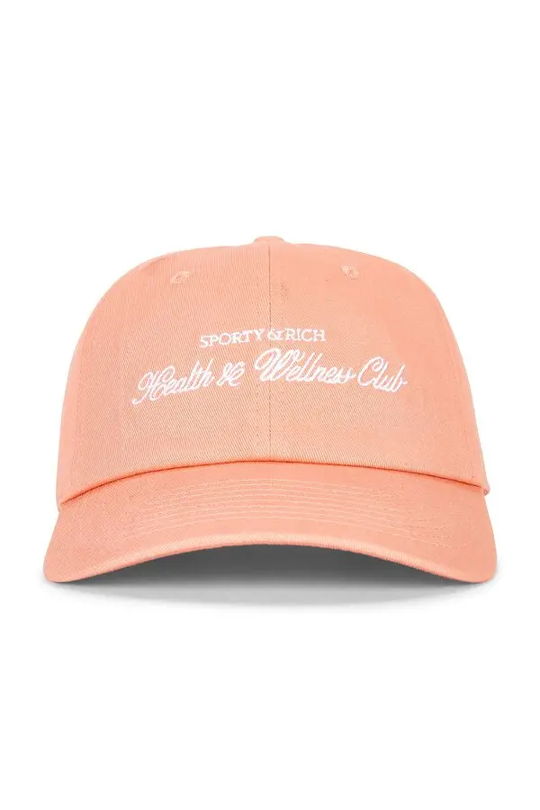 SPORTY & RICH H&w Club Hat In Coral - Flamingo