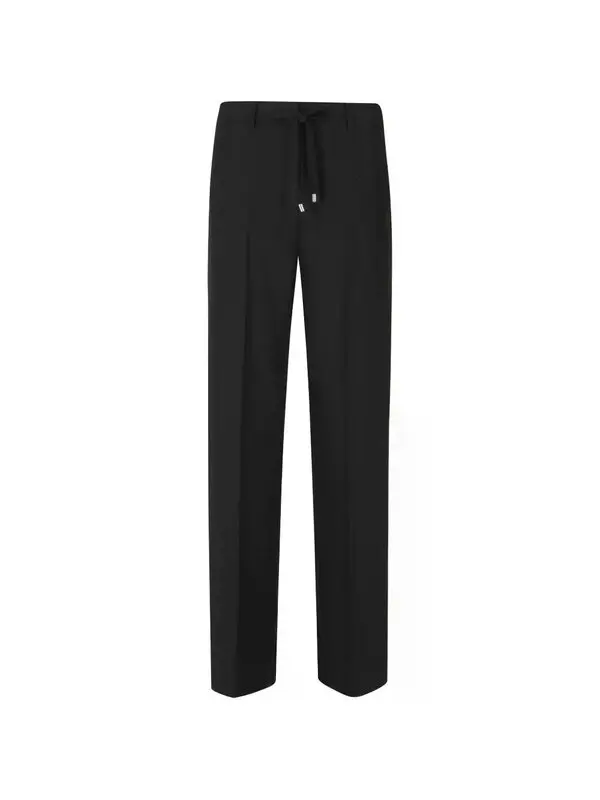ERMANNO FIRENZE Drawstring Straight-leg Trousers