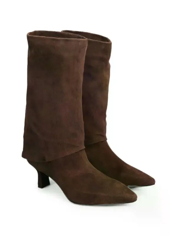 THE SELLER Pointed-toe Suede Boots
