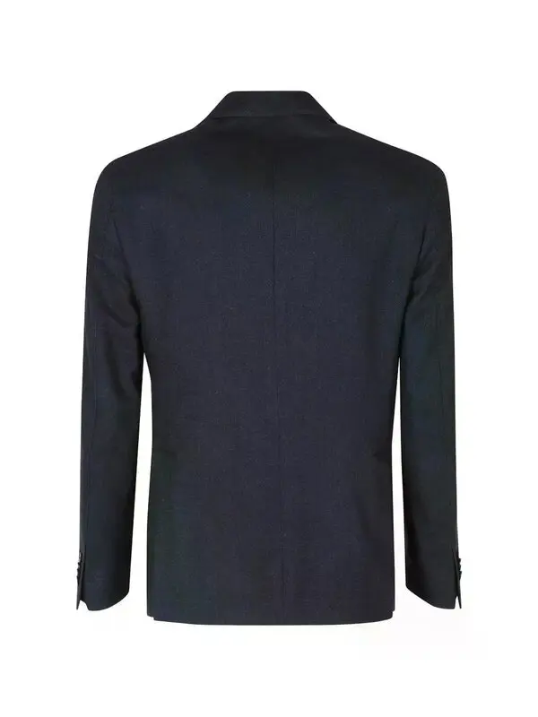 L.B.M. Herringbone-pattern Single-breasted Blazer