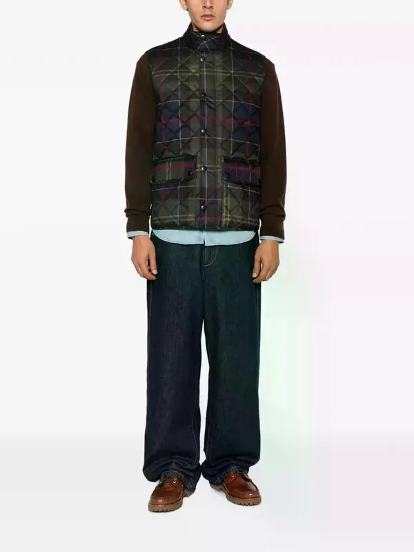 Barbour Tartan-pattern Waistcoat