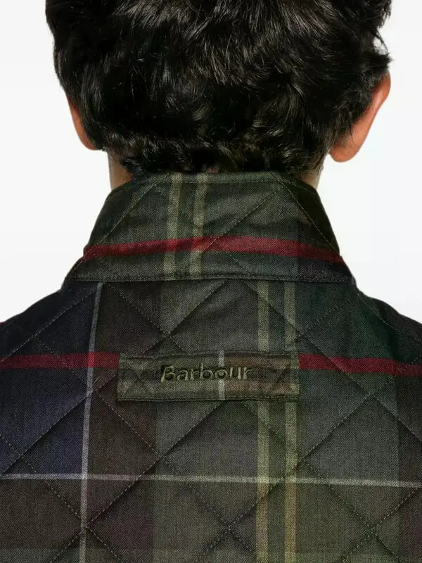 Barbour Tartan-pattern Waistcoat