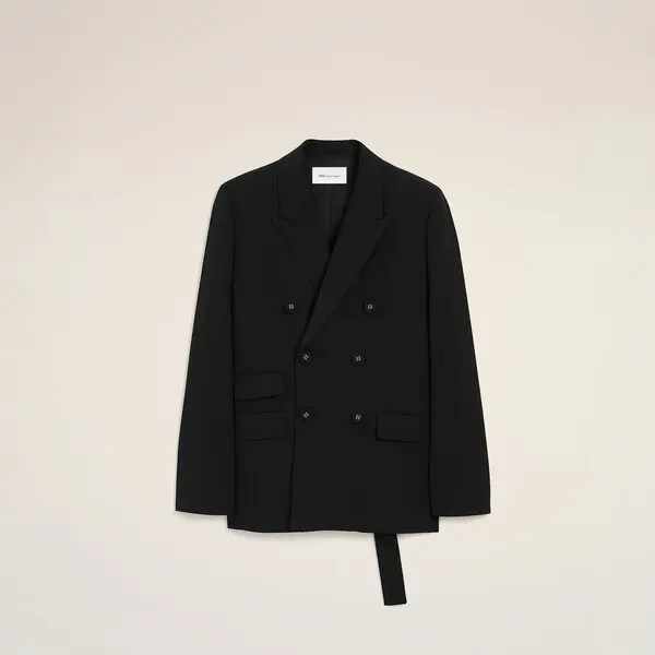 AMI Paris Double Breasted Wool Blazer