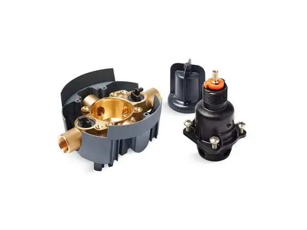 KOHLER Rite-temp Valve Body And Pressure-balancing Cartridge Kit With Service Stops And Female Npt Connections, Project Pack - One-color