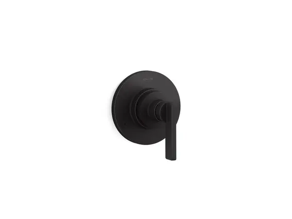 KOHLER Castia Studio Mcgee Mastershower Transfer Valve Trim With Lever Handle - Matte Black