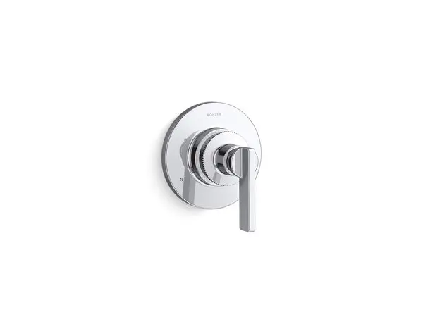 KOHLER Castia Studio Mcgee Mastershower Transfer Valve Trim With Lever Handle - Polished Chrome