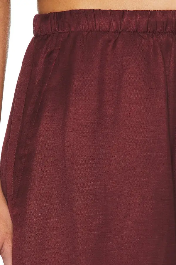 LESET Daniel Drawstring Pocket Pant - Pinot
