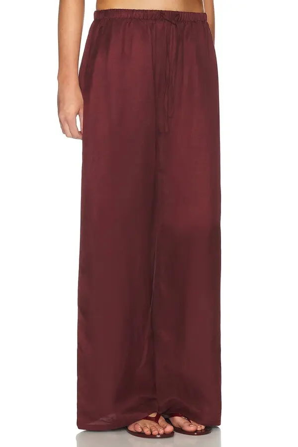 LESET Daniel Drawstring Pocket Pant - Pinot