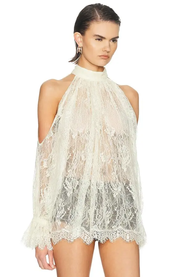 Hemant & Nandita Cold Shoulder Top