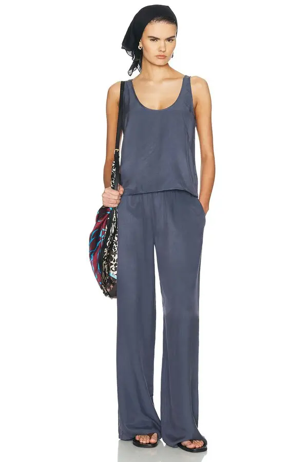 LESET Kim Scoop Tank Top
