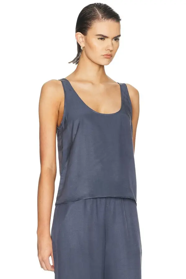 LESET Kim Scoop Tank Top