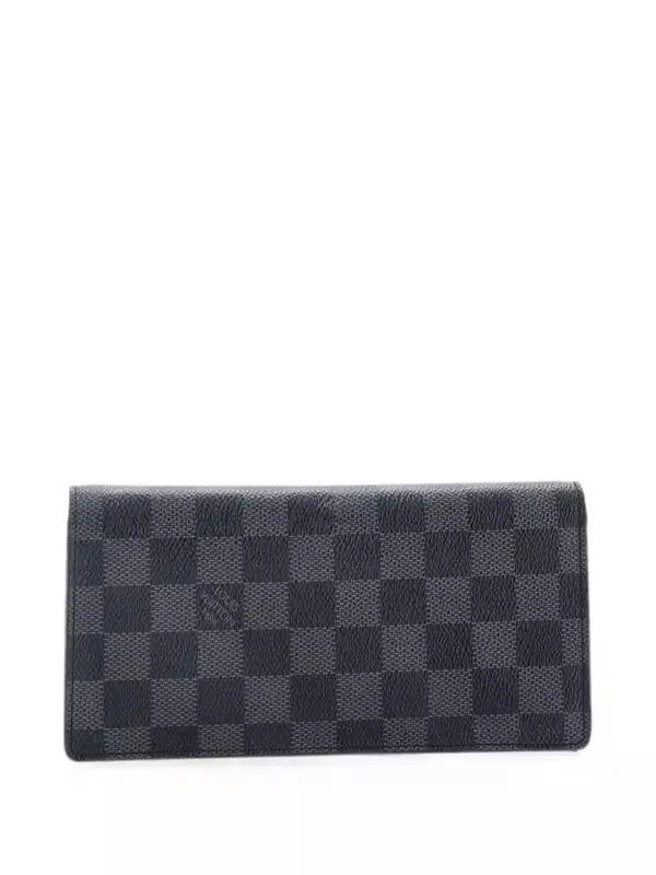 LOUIS VUITTON Brazza Wallet Damier Graphite Small Wallets