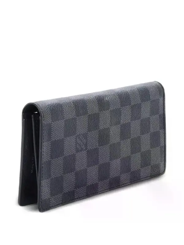 LOUIS VUITTON Brazza Wallet Damier Graphite Small Wallets